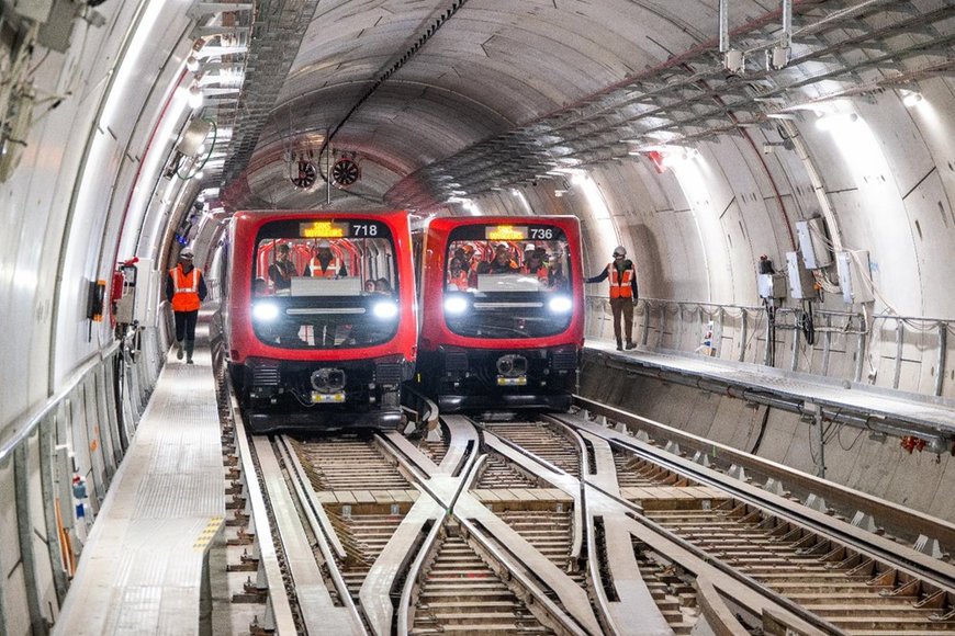 Après la mise en service de l'extension de la ligne B du métro de Lyon ...
