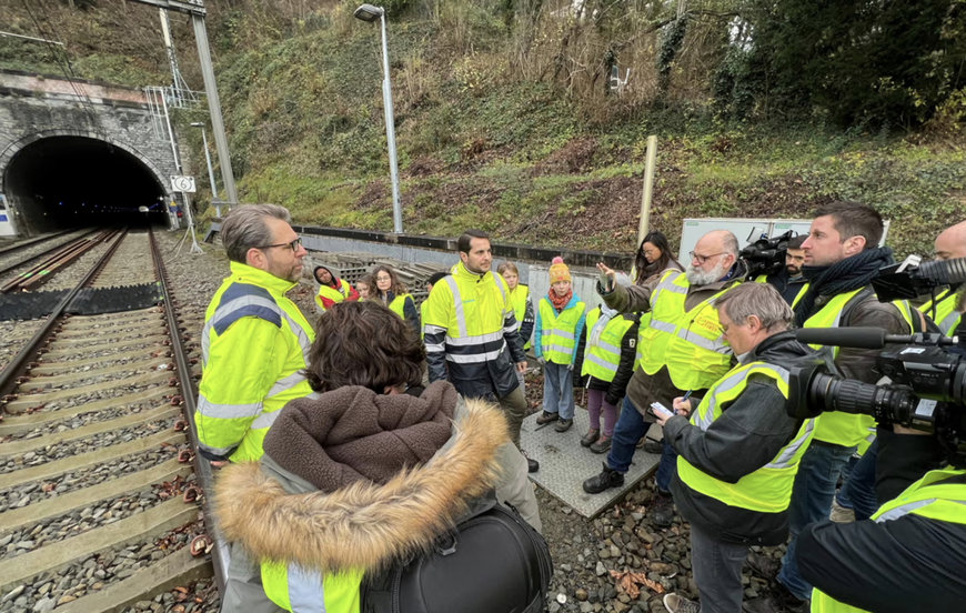 Infrabel: Le tunnel d’Esneux doté d’un dispositif innovant de détection ...